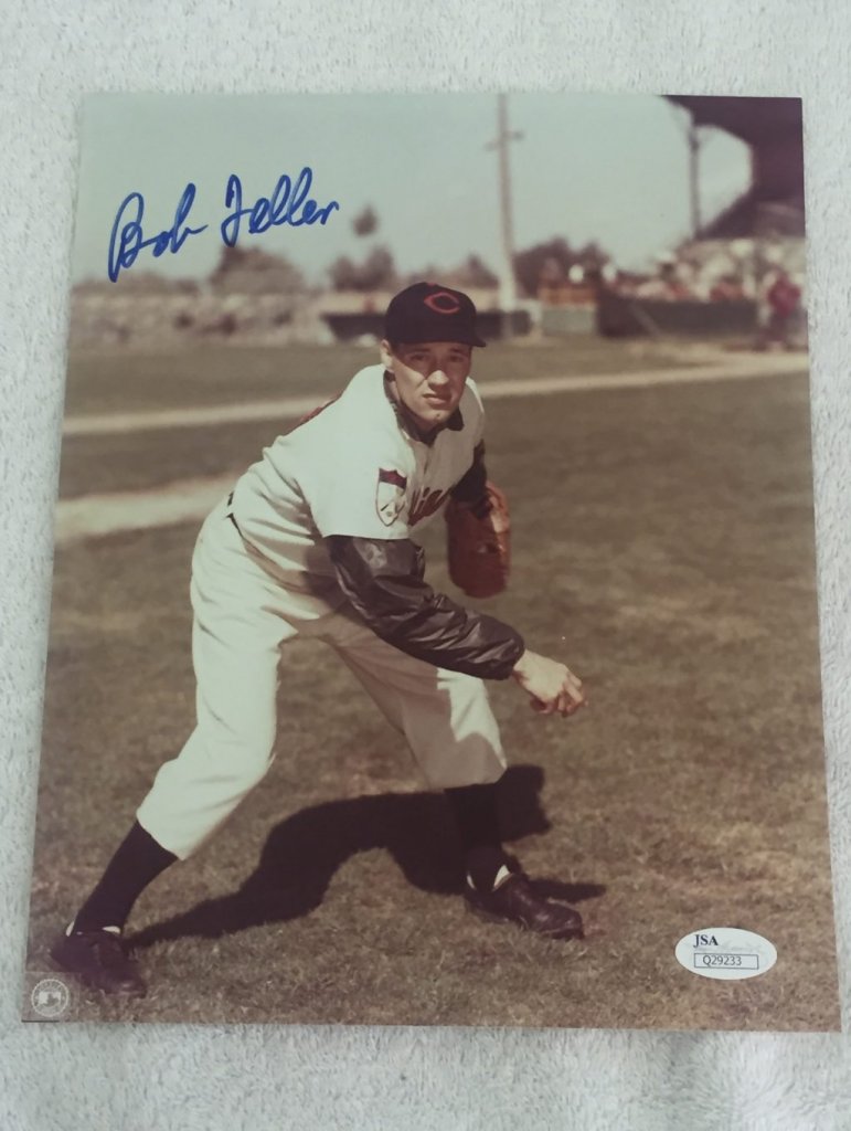 Bob Doerr and Bob Feller (2) Vintage Signed Photo Lot JSA – Memorabilia ...