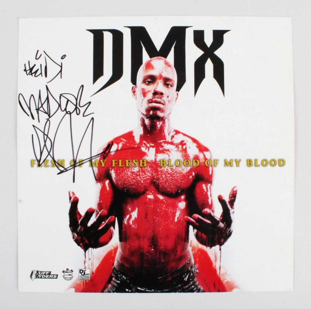 DMX Signed Album Cover – COA JSA – Memorabilia Expert