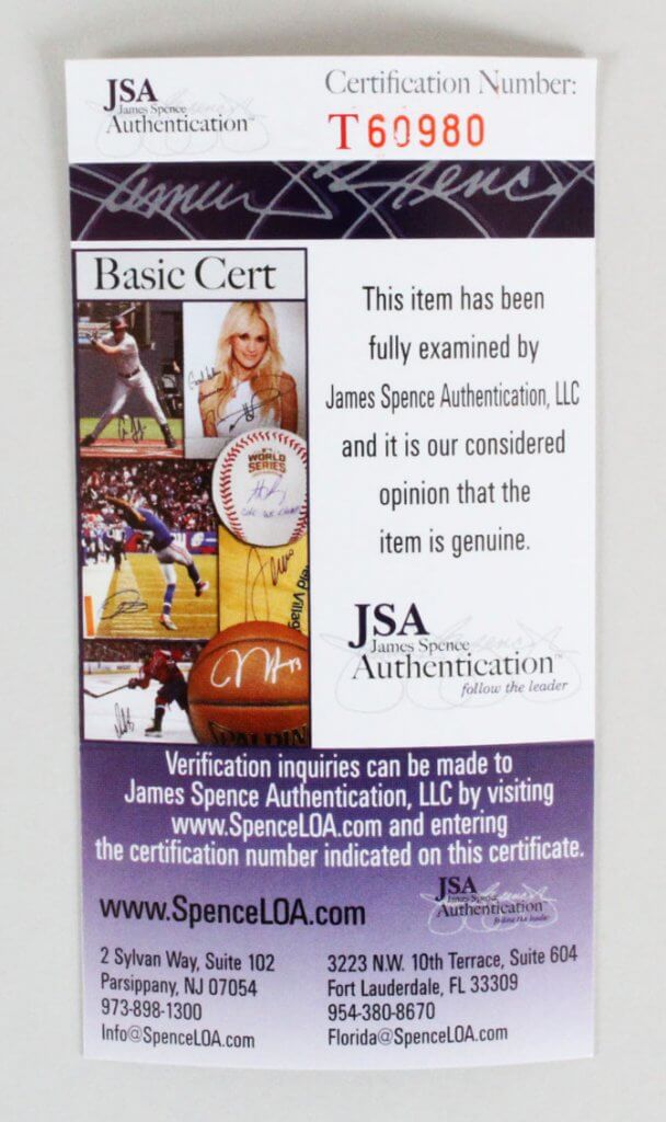 Bas Rutten Signed Poster UFC – COA JSA – Memorabilia Expert