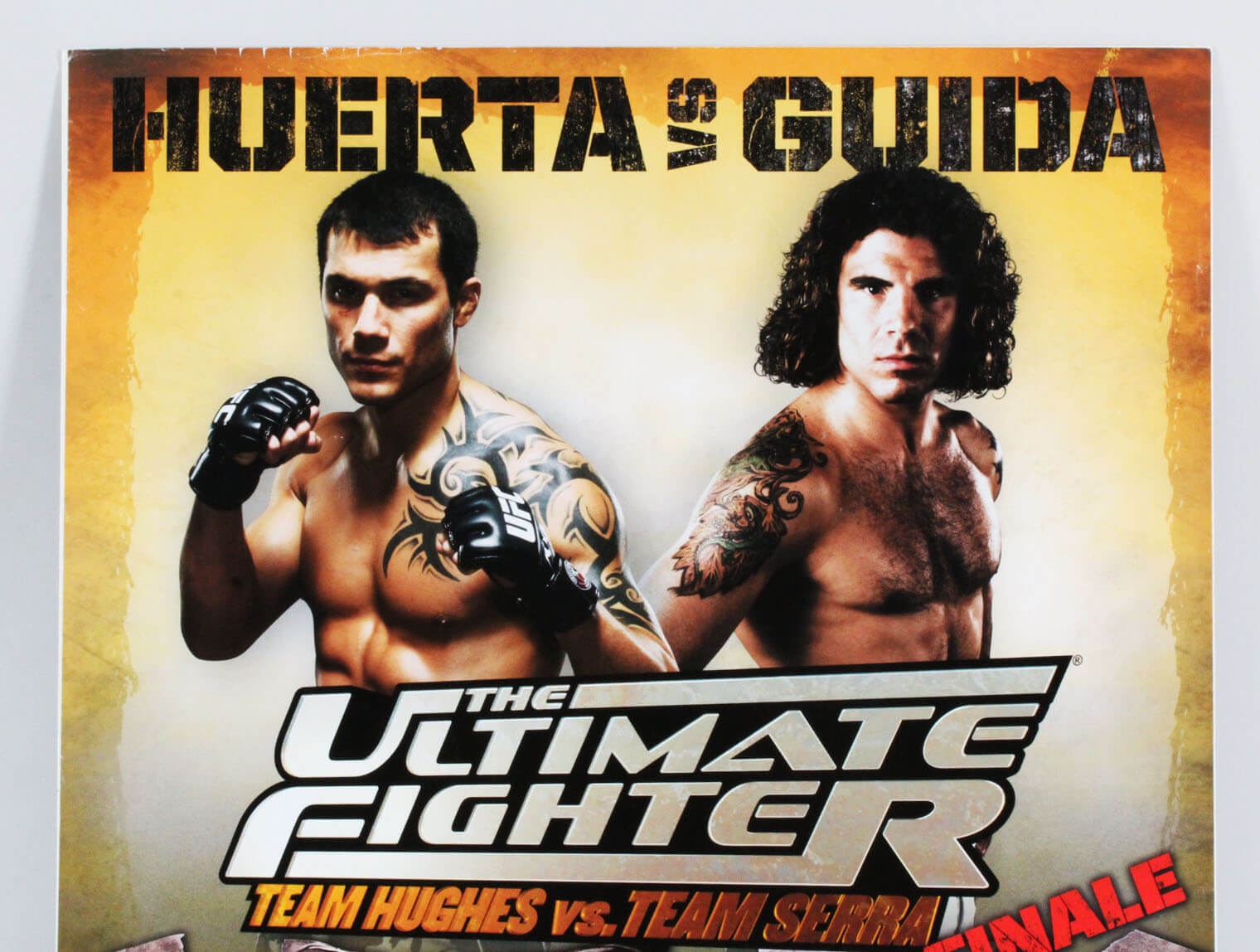 UFC Ultimate Fighter Poster Lot (2) w/ Fight Night Referee Credentials ...