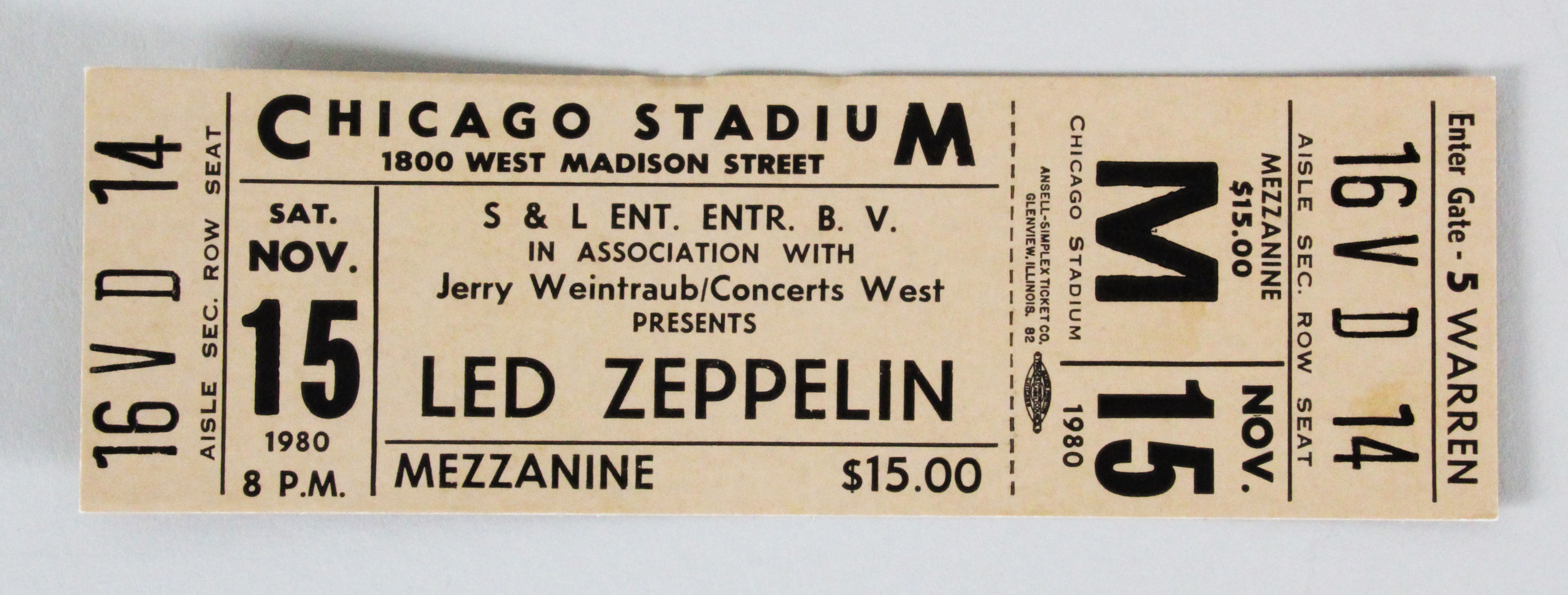 Led Zeppelin Poster & Ticket – Memorabilia Expert