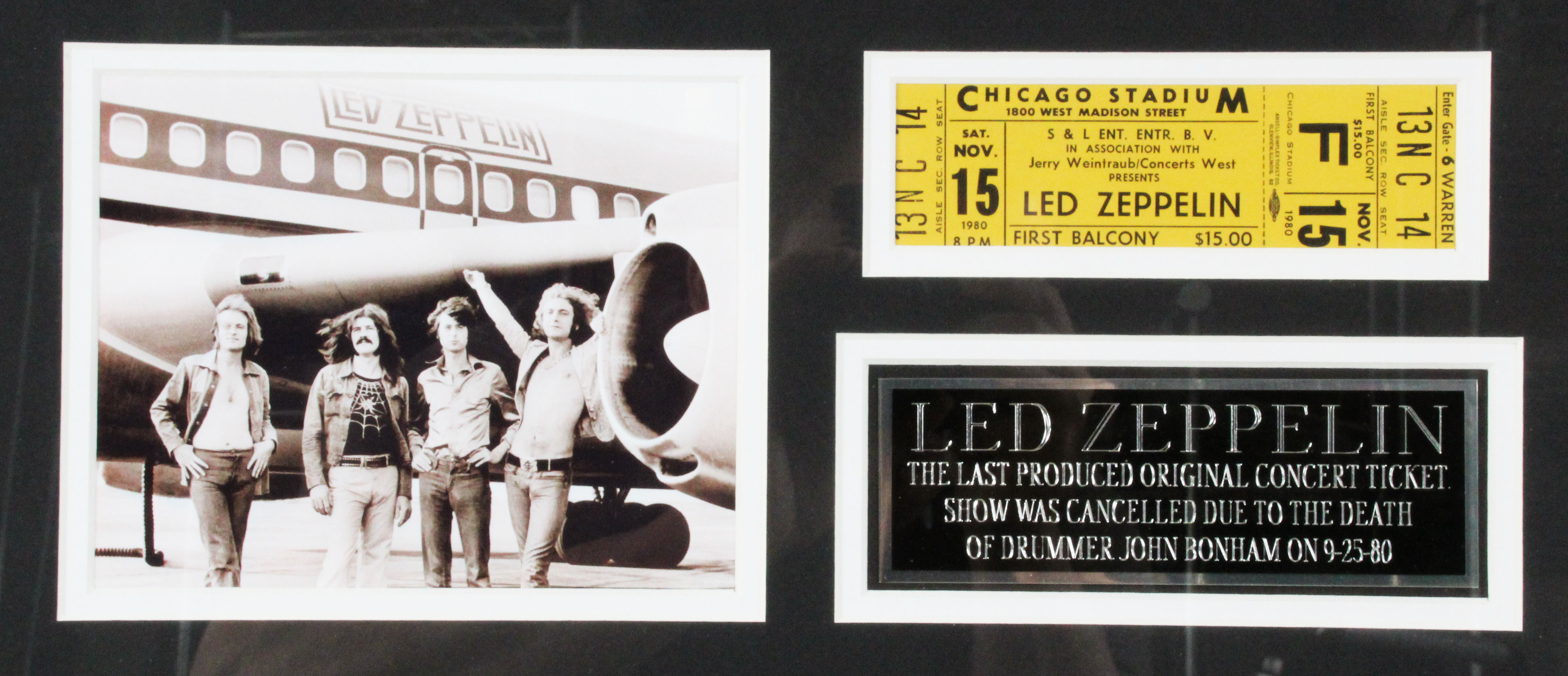 Led Zeppelin Poster & Ticket Chicago – Memorabilia Expert
