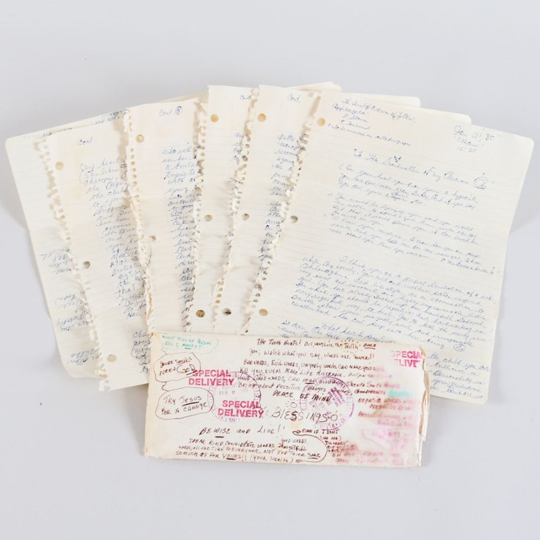 Marvin Gaye Handwritten Letter (8 Pages) on White Women and Police COA ...